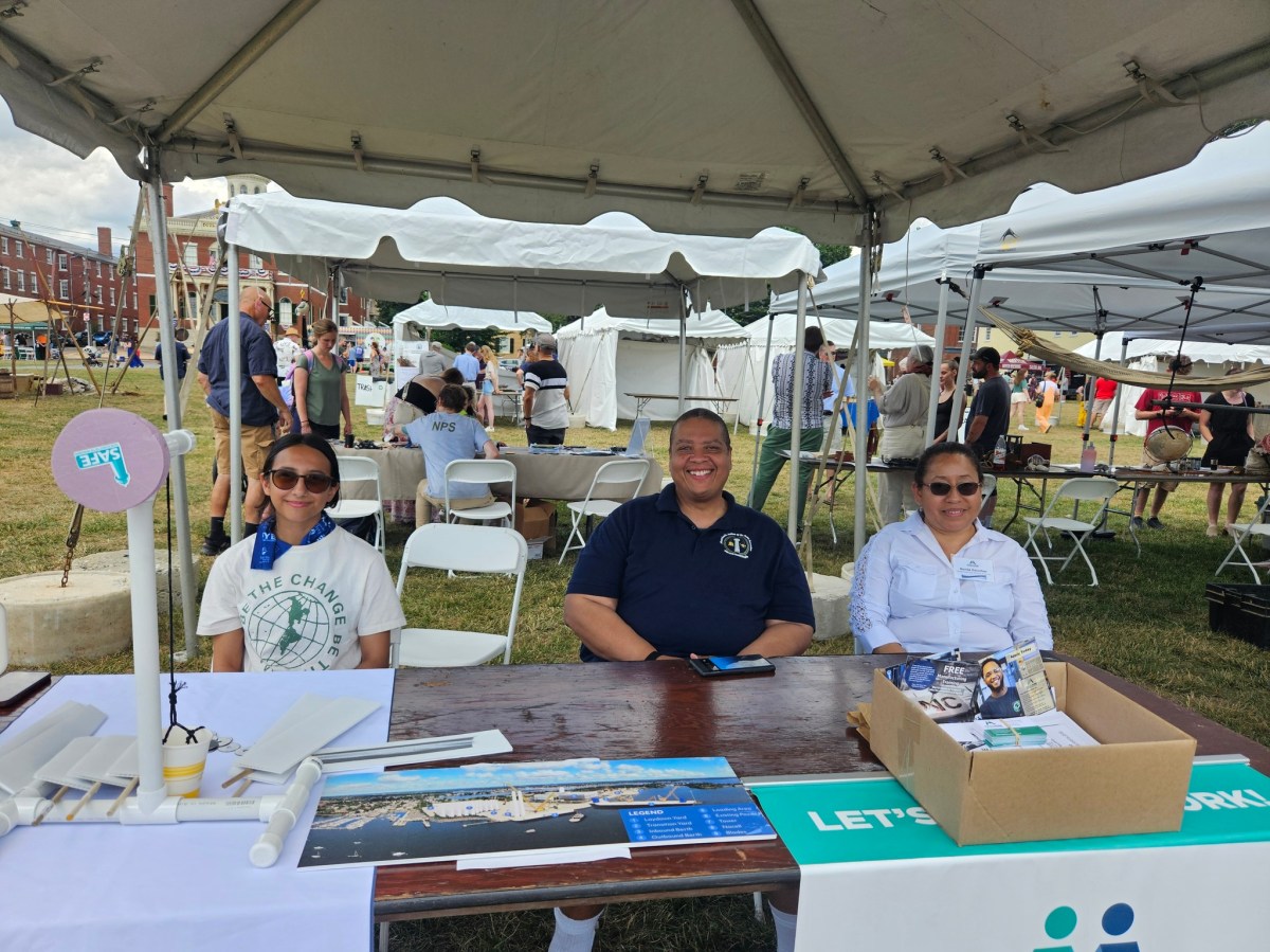 SAFE tables at the Salem Maritime Festival