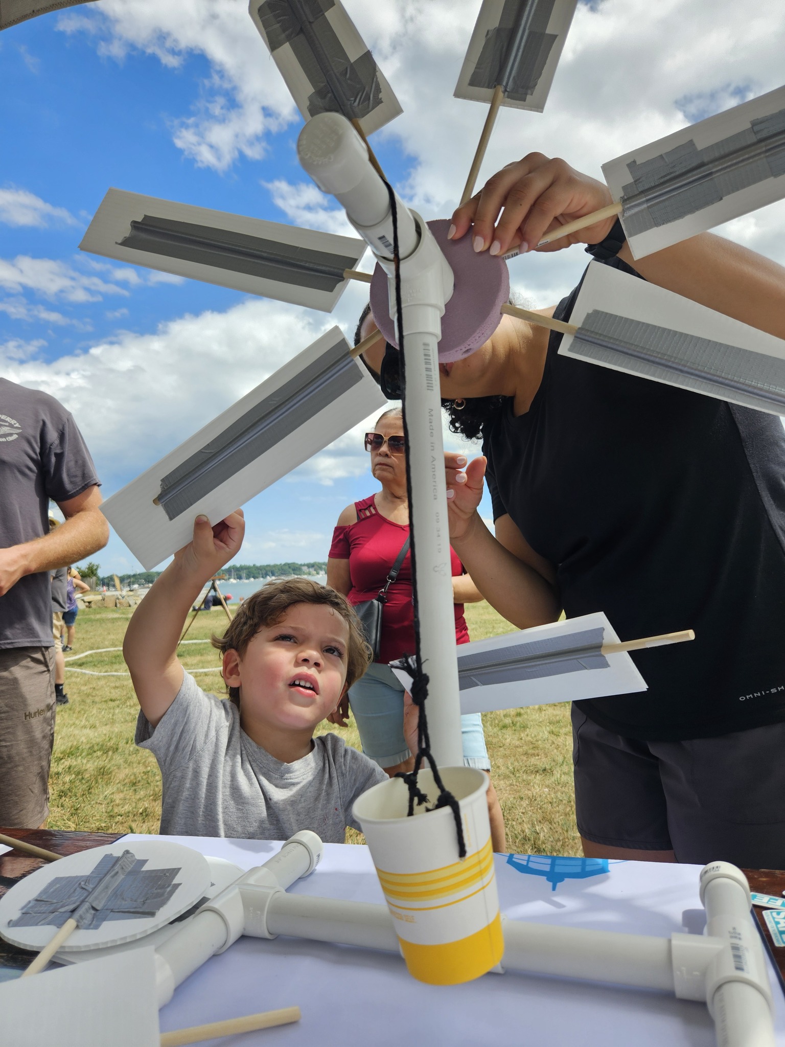 SAFE tables at the Salem Maritime Festival